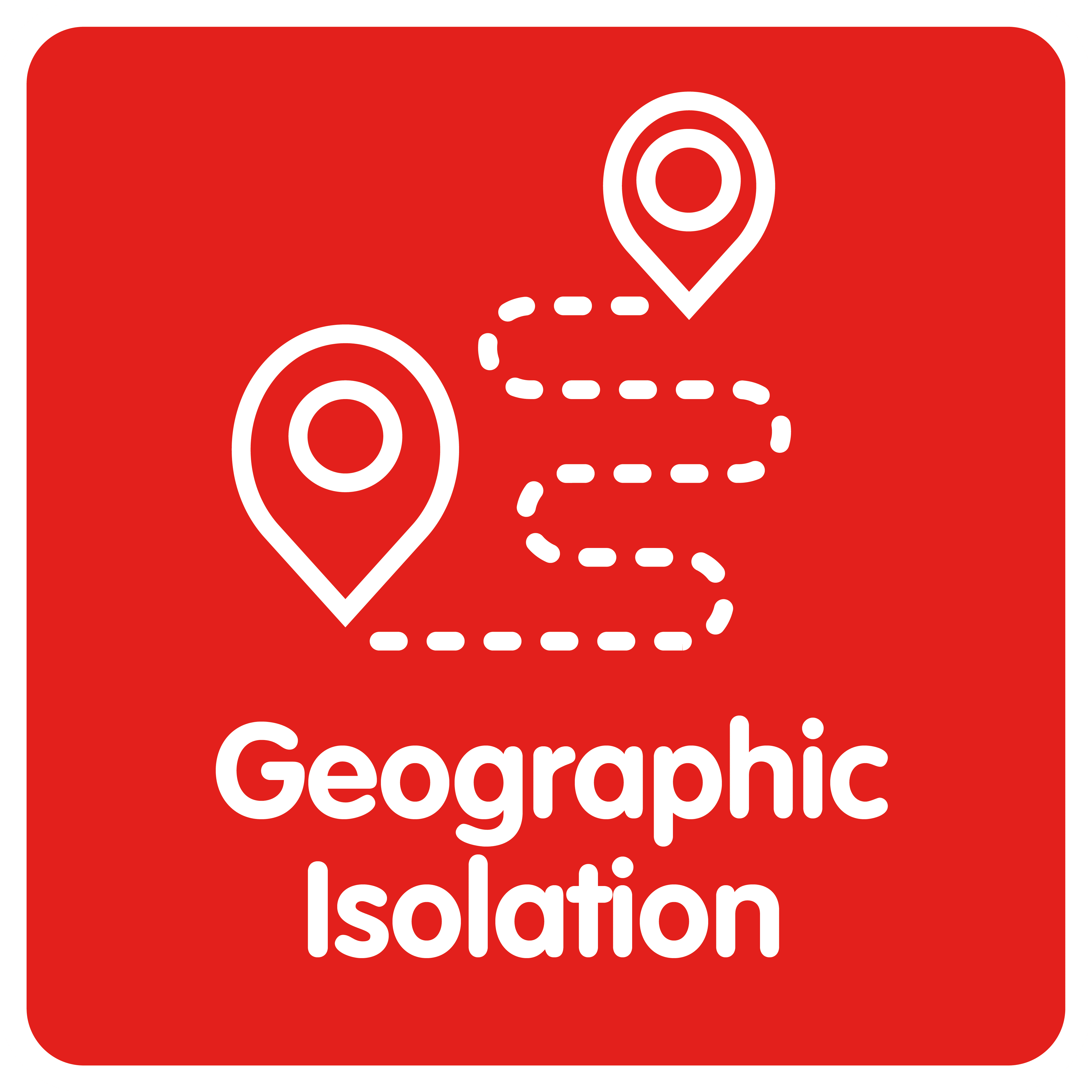 Geographic Isolation Images