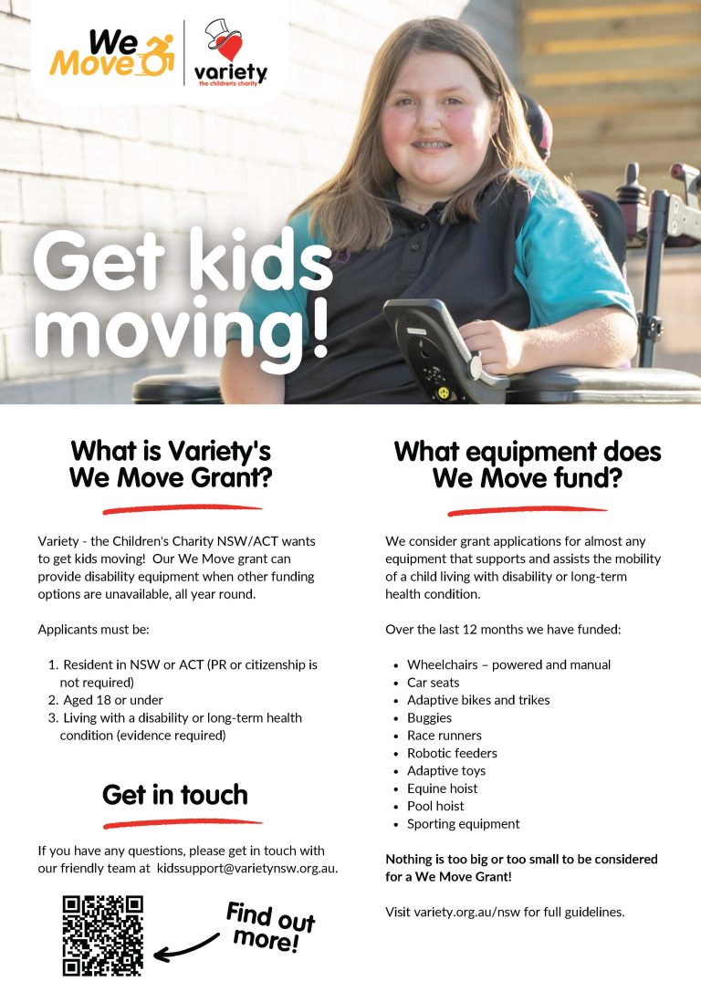 Mobility Equipment Grant | Variety - The Children's Charity